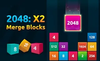 2048 X2 Merge Blocks - Free Fast-Paced Number Puzzle Game | Play HTML5 ...