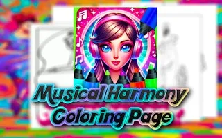 Musical Harmony Coloring Page Free Printable & Digital Music Art for ...